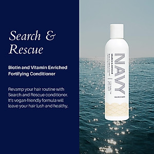 NAVY Search and Rescue Conditioner - Biotin and Vitamin Enriched Fortifying Hair Conditioner - 8 fl oz