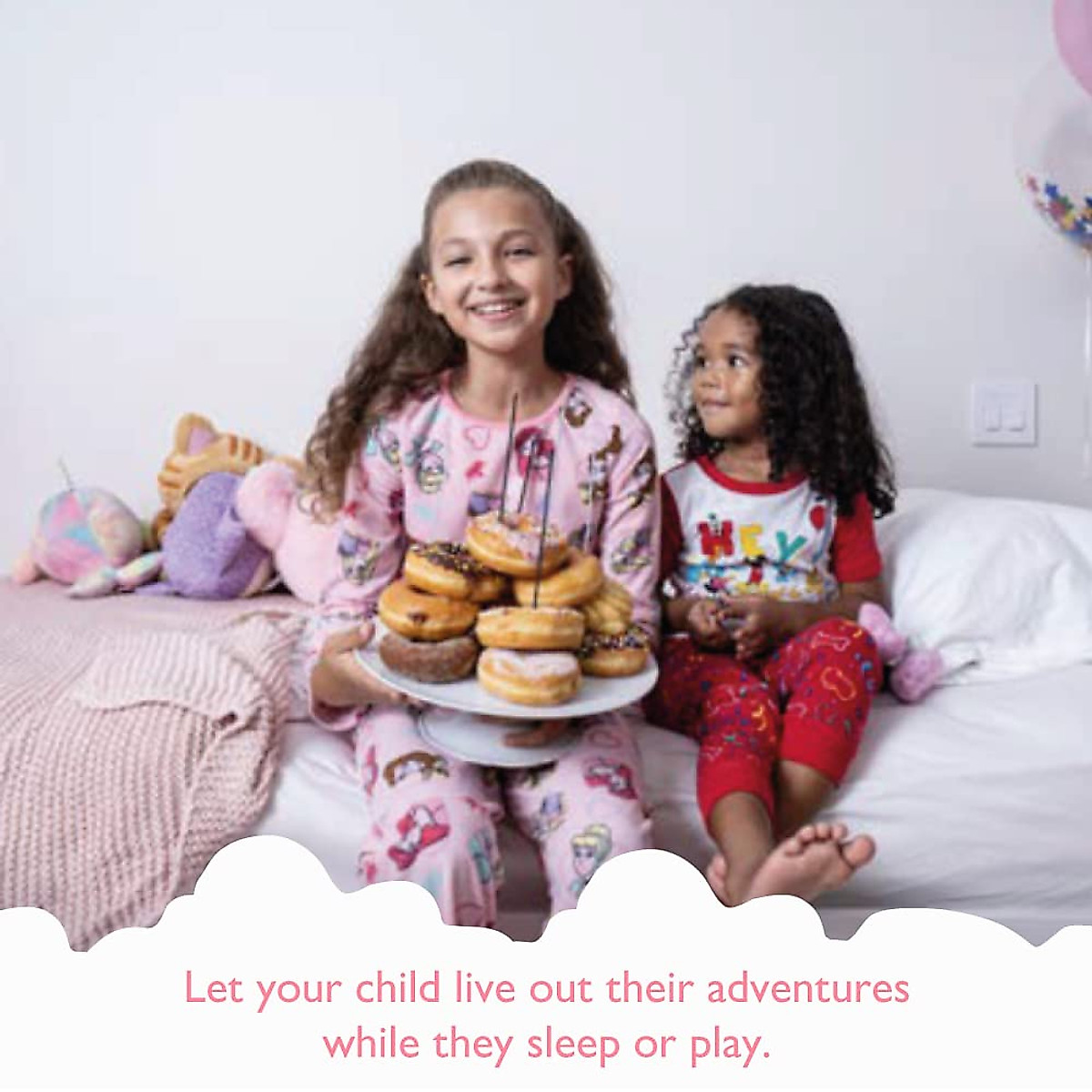 Disney Girls' Princess 5-Piece Loose-Fit Pajamas Set, ONCE UPON A TIME, 4