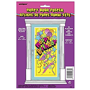 Unique Party Decoration, 60" x 27", Multicolor