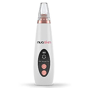Blackhead Remover Pore Vacuum & Pore Cleaner - Nuaskin Upgraded Pimple & Acne Removal Tool for Blackhead & Whitehead Acne - Face Pore Vacuum with 6 Suction Heads, Adjustable Suction, USB Rechargeable