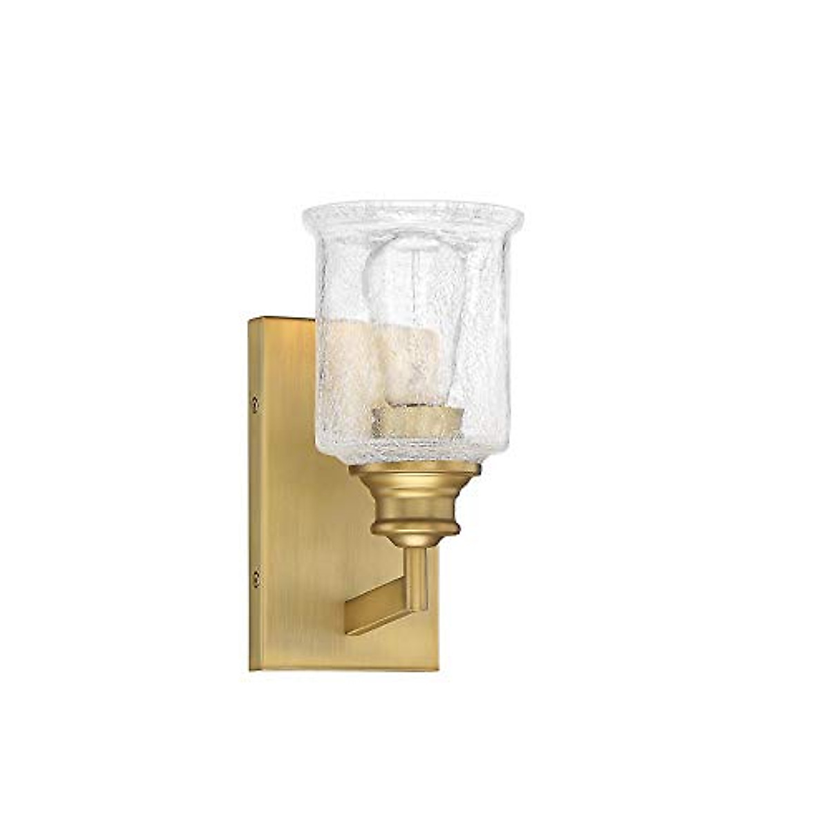 Savoy House 9-1972-1-322 Hampton Warm Brass 1 Light Bath (5" W x 10" H)
