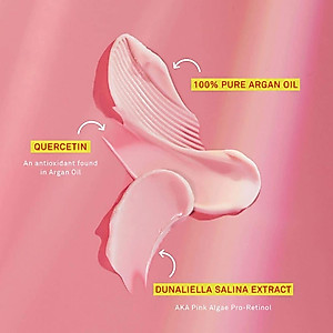 Josie Maran Pro Retinol Argan Oil Body Butter (8oz Unscented) - Vitamin E Skincare Lotion - Hydrating Face Care Cream - Pure Organic Scar Moisturizer Treatment - Natural Stretch Mark Remover Serum