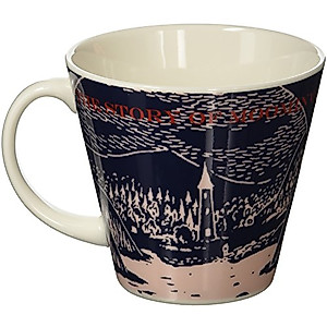山加商店 Yamaka Shoten MM630-11K Moomin Initial Mug, K, Capacity: Approx. 11.8 fl oz (340 ml), Microwave Safe, Moomin Goods, Scandinavian, Mother's Day, Gift, Tableware, Gift, Wedding Gift, Made in Japan