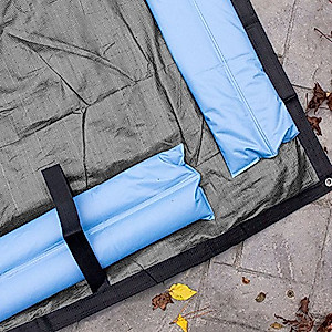 Pool Mate 402045R-PM Mesh Winter In-Ground Pool Cover, 20 x 45-ft, 3. Gray/Black