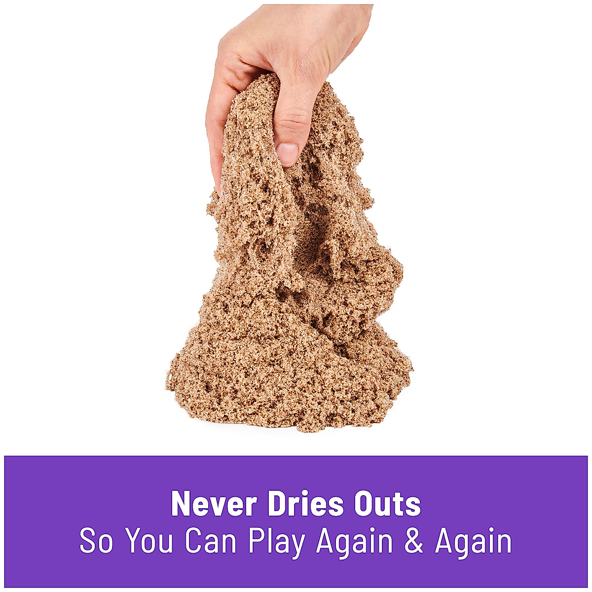 Kinetic Sand, 3 Lbs Beach Sand for Ages 3 and Up