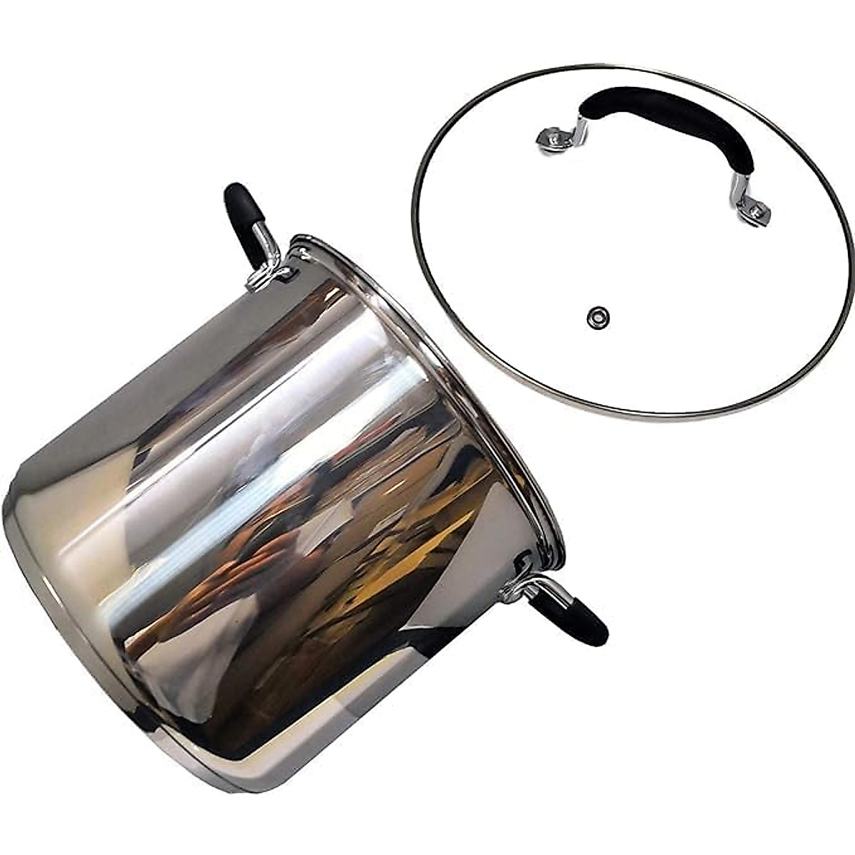 Easyday Stockpot Stainless Steel Stock Pot with Lid (12 Quart)