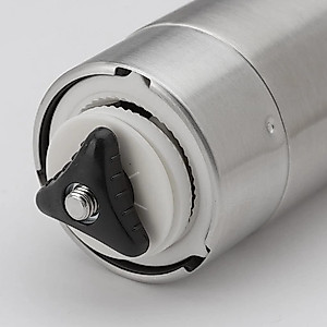 Snow Peak Field Barista Grinder - Stainless Steel Manual Coffee Grinder with Adjustable Burr - Durable & Portable Coffee Maker for Camping - Barista-Quality Camping Accessories