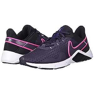 SHOES SNEAKERS NIKE LEGEND ESSENTIAL 2 WOMEN TRAINING CQ9545-014 - 7.5 - BLACK/HYPER PINK-CAVE