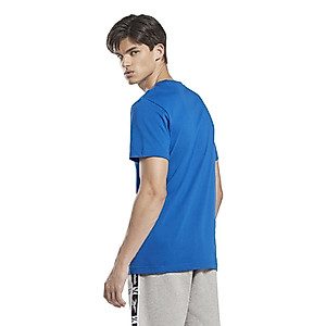 Reebok Men's Standard Identity Classics T-Shirt, Vector Blue, M