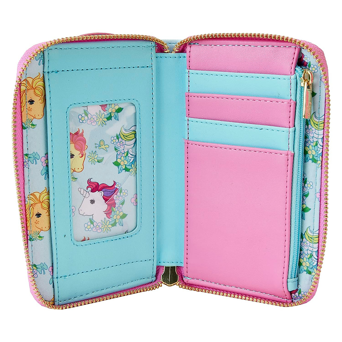 Loungefly Hasbro My Little Pony 40th Anniversary Pretty Parlor Zip Around Wallet