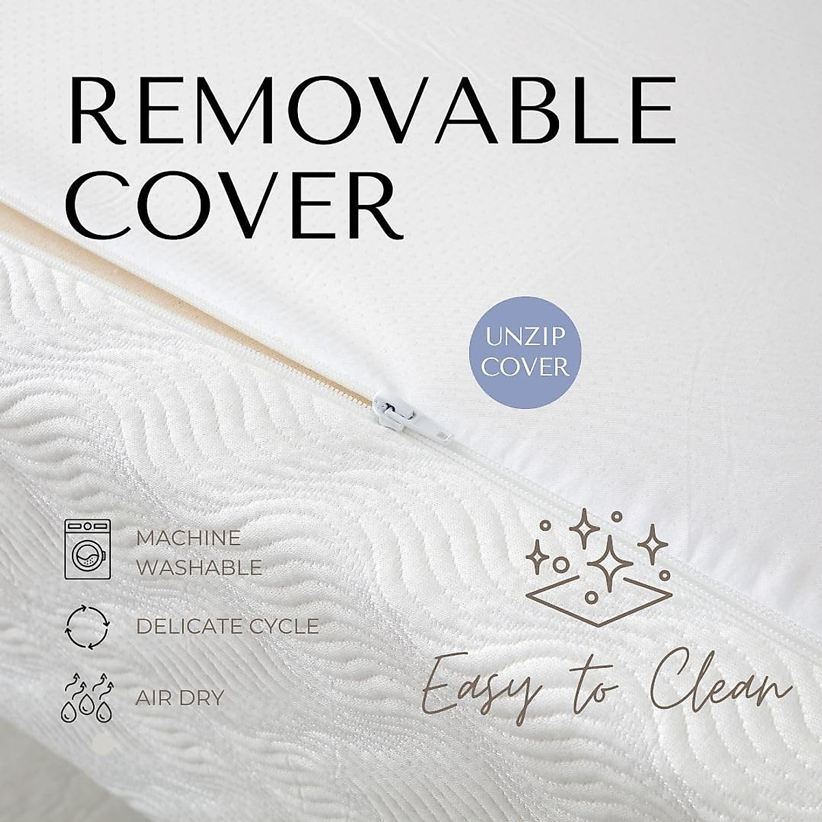 L’Baiet 10” Gel Memory Foam Mattress, Queen Size/Bed in a Box/Medium Firm/Breathable Cooling-Gel Comfort Technology/Pressure Relief/Comfy Support/Soft Fabric Cover/CertiPUR-US Certified