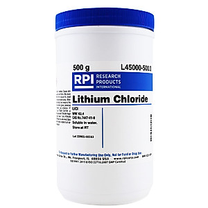 RPI Lithium Chloride Powder, 500 Grams, >99% Purity, for Research Use