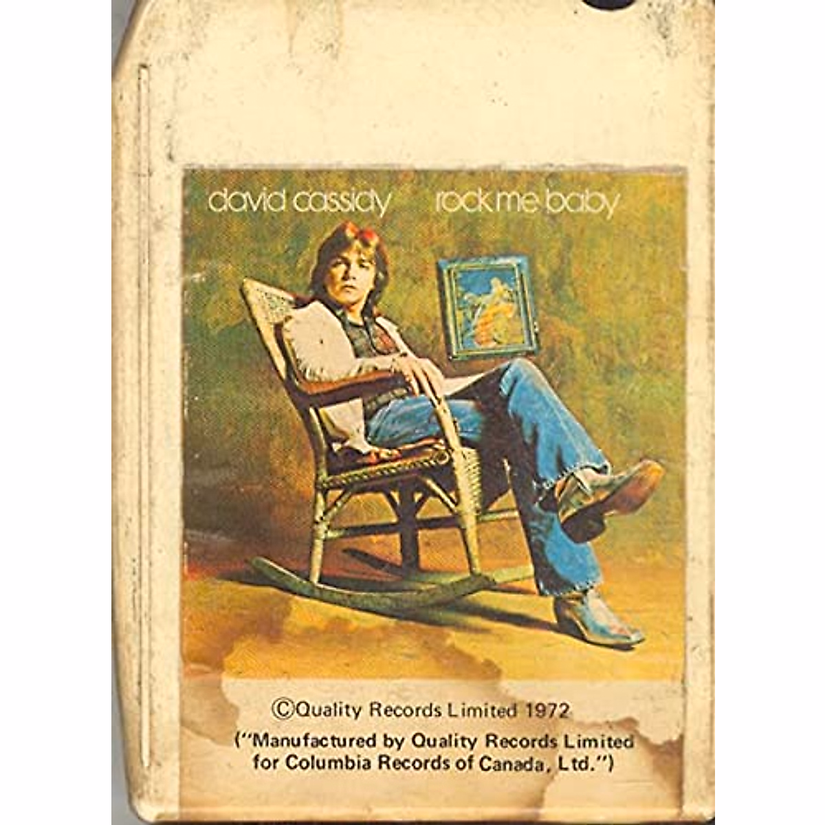 David Cassidy: Rock Me Baby 8 Track Tape