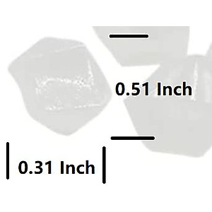 200PCS Glow Stones Pebbles, Gardening Luminous Glow Stones Rocks Outdoor Decor Glowing Water Fish Tank Gravel (White in Daytime, Blue in The Dark)