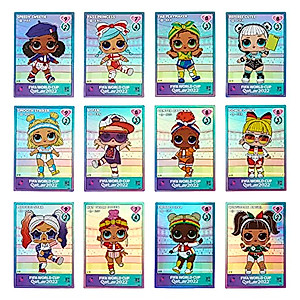 LOL Surprise X FIFA World Cup Qatar 2022 Dolls with 7 Surprises Including Accessories, Limited Edition Collectible Doll with Soccer Theme, Holiday Toy, Great Gift for Kids Girls Ages 4 5 6+ Years