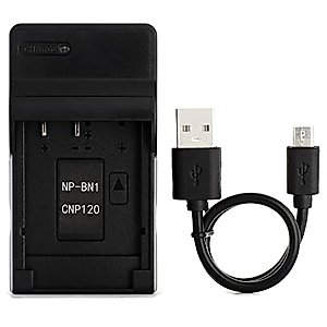 NP-120 USB Charger for Casio Exilim EX-S200, EX-S300, EX-Z31, EX-Z680, EX-Z690, EX-ZS10, EX-ZS12, EX-ZS15, EX-ZS20, EX-ZS26, EX-ZS27, EX-ZS30 Camera and More