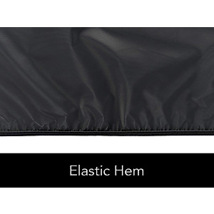 Covermates Kamado Cart Grill Cover - Weather Resistant Outdoor Cover, Protects Big Green Egg Large Table and Round Grills Outdoor, Classic 12-Guage Vinyl, Cart 47W x 28D x 46H, Black