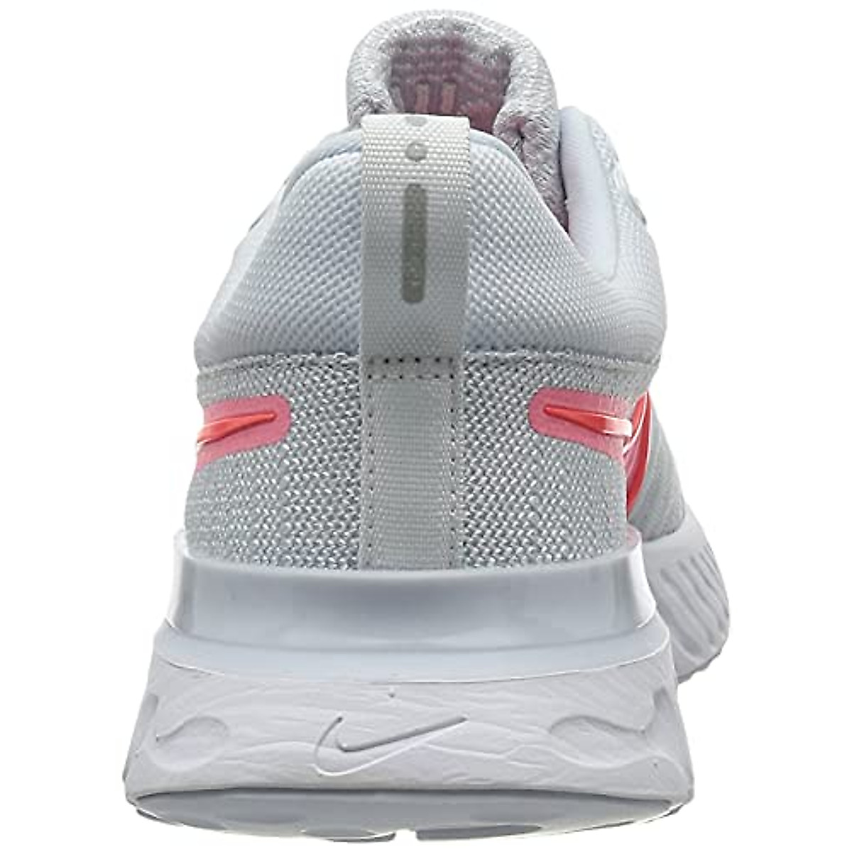 Nike React Infinity Run Flyknit Women's Running Shoe,Pure Platinum/Sunset Pulse/Football Grey/Bright Crimson, 8.5 M