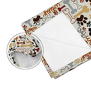 Jiueut Flannel Bed Throws,Vintage Flower Floral Throw Blankets Soft Cozy for Sofa Couch Office Travel Camping,Lightweight