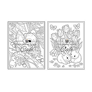 Baby Animals Coloring Book: An Adult Coloring Book Featuring Super Cute and Adorable Baby Woodland Animals for Stress Relief and Relaxation Vol. I
