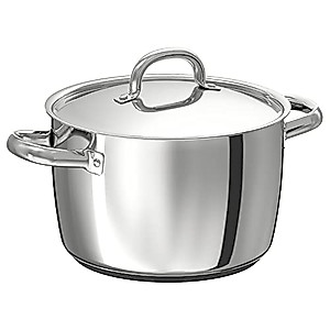 IKEA Thick Base/Aluminium/Stainless Steel Pot with lid,5L_Sold by Bunnings Home