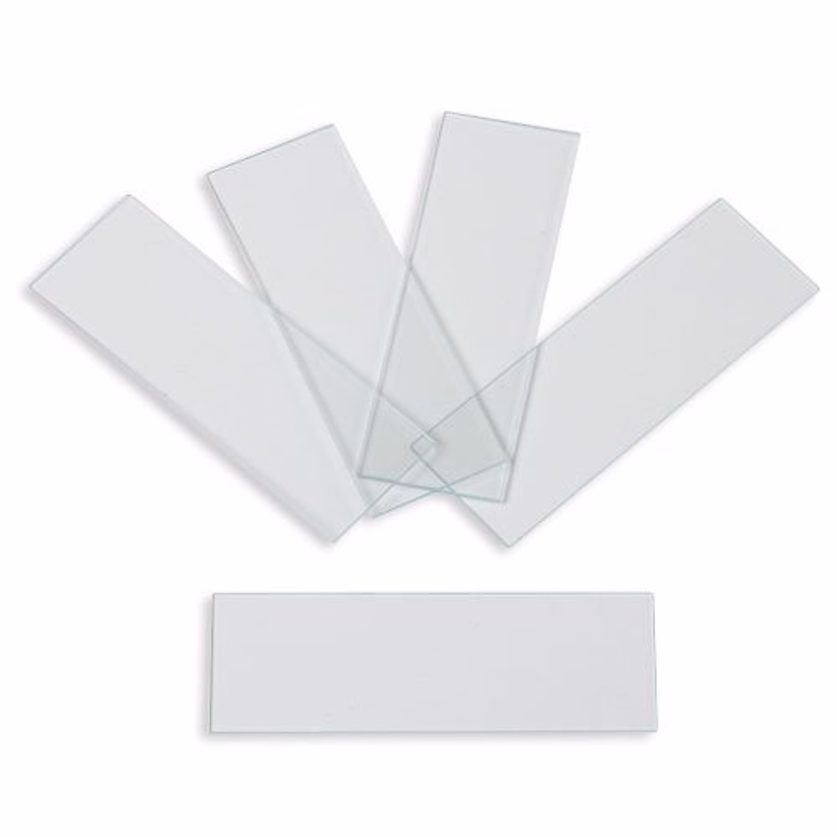 Microscope Slides, Ground Edges, Plain, 90 Corners, 3x1, Karter Scientific 206A2 (Pack of 72)