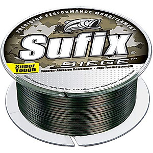 Sufix Siege 330-Yards Spool Size Fishing Line (Camo, 8-Pound)