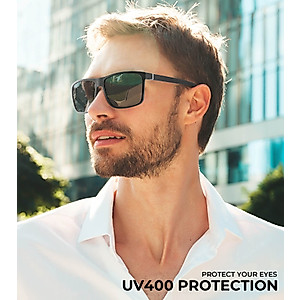 KALIYADI Polarized Sunglasses for Men and Women, Mens Sunglasses Polarized with UV Protection for Driving Fishing Golf (3 Packs)