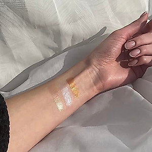 Phase Zero Makeup Cream Highlighter - "Northern Lights" - 6g / 0.212oz - Full Size Refill - For a Long Lasting, Natural, Radiant Glow