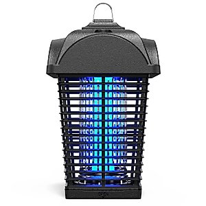 Bug Zapper Outdoor Electric, 4200V Mosquito Zapper, Insect Fly Zapper Outdoor Indoor, Fly Traps, ABS Plastic, Plug in Mosquito Killer for Patio, Yard, Garden, Kitchen, Home, Pools
