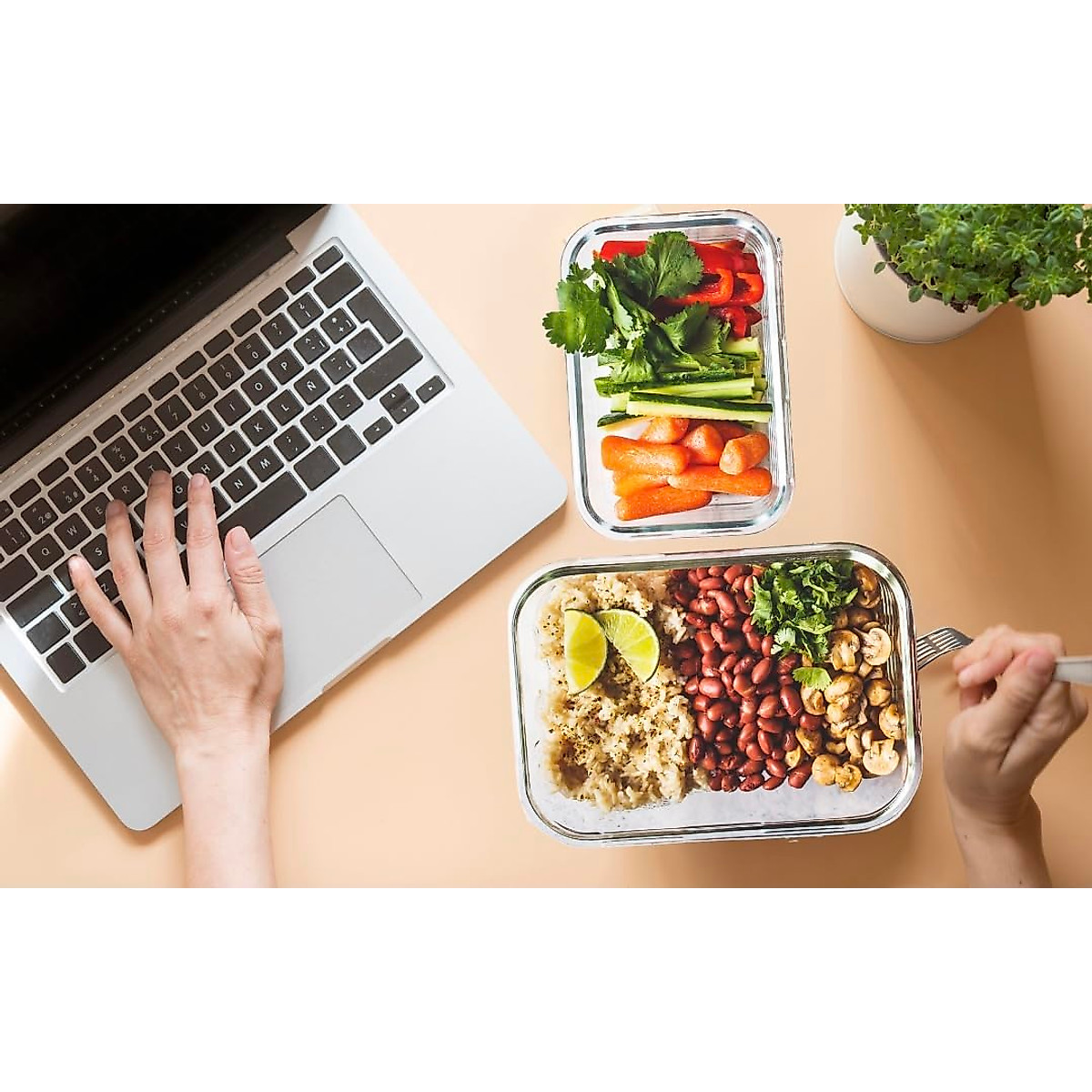 24-Pcs glass food containers set(12 Airtight, Freezer and Microwave Safe Food Storage Containers and 12 Lids), Glass Meal Prep Containers,BPA-free. Microwave,freezer,oven and Dishwasher safe.