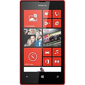 Nokia Lumia 520 Unlocked GSM Dual-Core Windows 8 Smartphone 8GB - Red