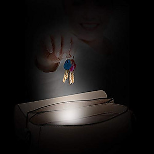 DEKE- Purse heart LED light, handbag, original bag illuminator. (White)