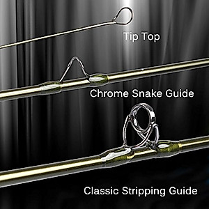 Maxcatch Cruiser Travel Fly Fishing Rod; 2/3/4wt 6 Piece, IM10 Carbon Blank, AA Grade Reel Seat (8'0'' 4 Weight 6sec)