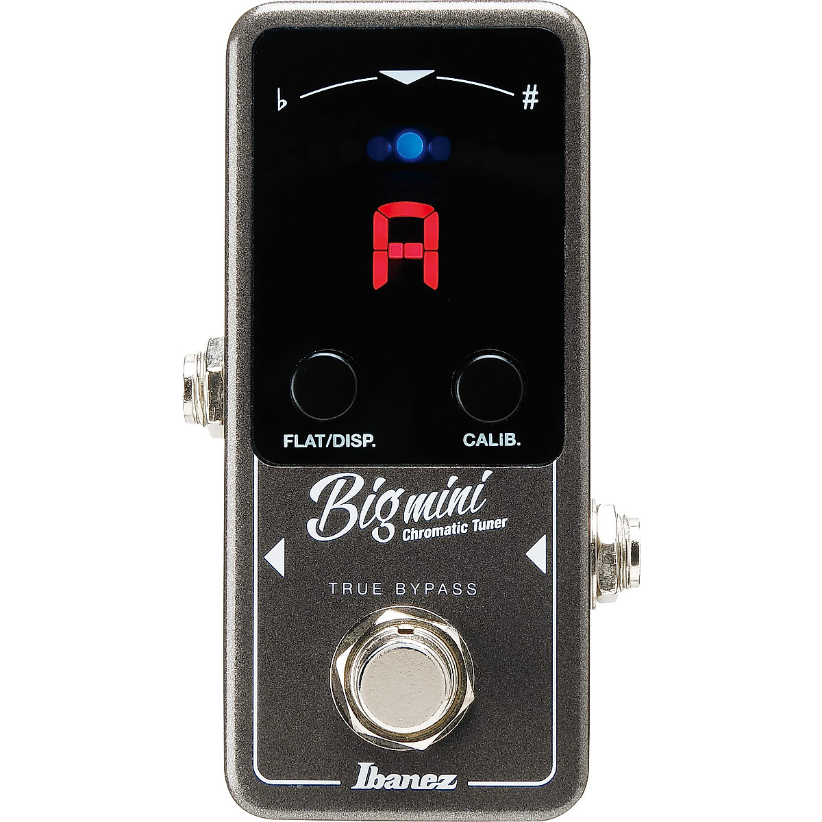 Ibanez, 1/4-Inch Right Angle Chromatic Guitar/Bass Pedal Tuner (BIGMINI)