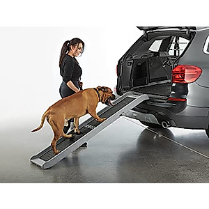 WeatherTech PetRamp, Folding Dog Ramp for Large Dogs to 300 Pounds, Traction Grip Ramps Universal for Car, SUV, Truck