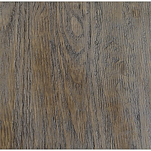 Trent Home Transitional 18" Reclaimed Pine Dining Chair in Weathered Brown