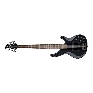 Yamaha TRBX605 5-String Flamed Maple Bass Guitar, Translucent Black