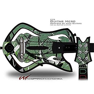 Airy Decal Style Skin - fits Warriors Of Rock Guitar Hero Guitar (GUITAR NOT INCLUDED)