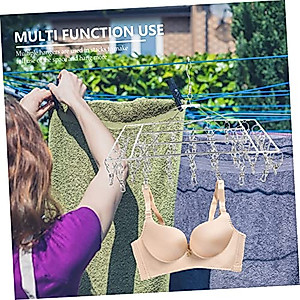 HOMSFOU 1pc Drying Rack Hangers for Skirts Hanging Clothes Drying Rack Hanger for Pants Underwear Drying Rack Hanging Drying Rack Socks Drying Racks Multi-Purpose Hanger Socks Clips Sock