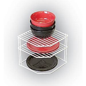 Grayline, White 40316, Corner Helper Shelf, 1-Pack