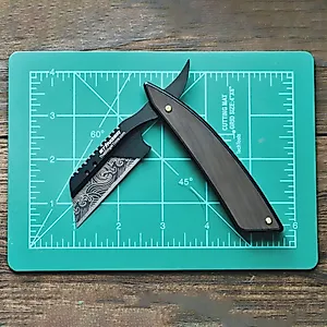 Stinger Vintage Straight Razor Style Utility Knife with Standard Replaceable Razor Blade, Car Emergency Window Breaker, EDC Gear, Box Cutter