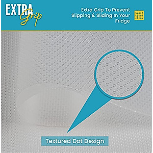 Refrigerator Liners for Shelves by Linda’s Essentials - Refrigerator Shelf Liners for Glass Shelves Protects Against Spills - Multi-Use Shelf, Drawer and Fridge Liners - BPA Free Clear