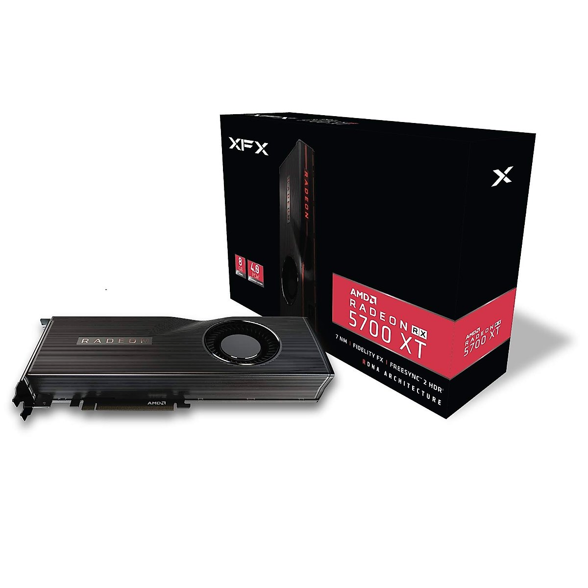 XFX Radeon RX 5700 XT 8GB GDDR6 3xDP HDMI, PCI-E AMD Graphics Card (RX-57XT8MFD6)