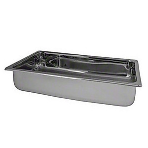 American Metalcraft Mesa Rectangular Roll Top Chafer Food Pan Only