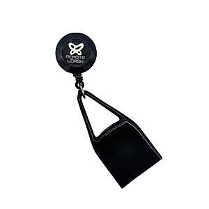 Remote Leash - Retractable Remote Leash, Holder and Mount for Apple TV 4k/4th/5th Generation and Amazon Fire TV Stick remotes | Not for Older Apple TV remotes