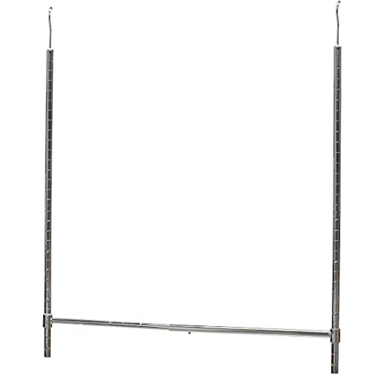SimpleHouseware Adjustable Closet Hanging Rod, Chrome