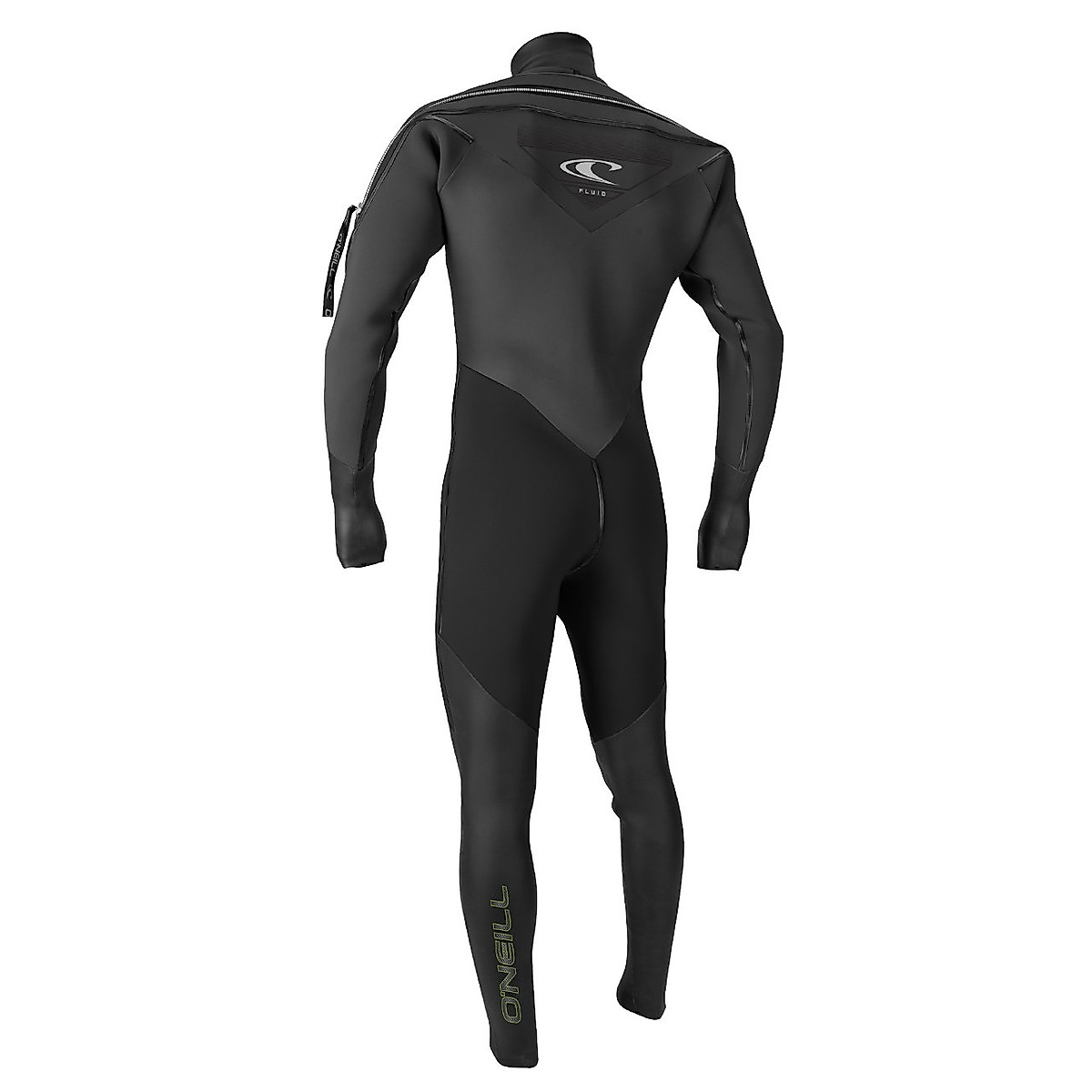 O'Neill Men's Fluid 3mm Neoprene Drysuit, Black/Graphite, X-Large