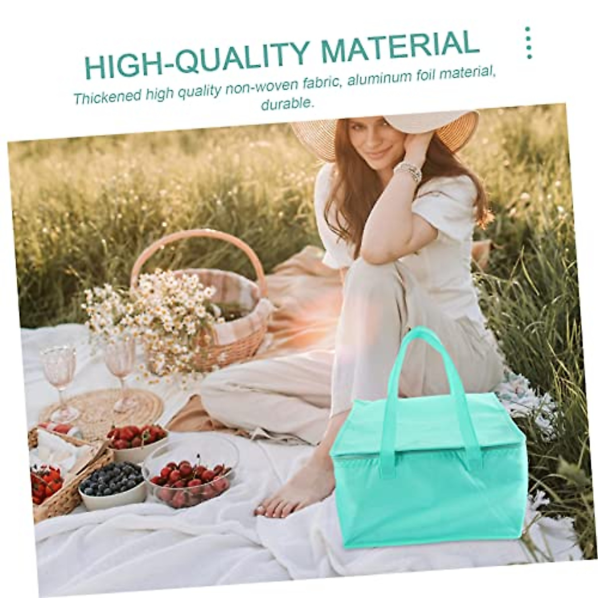 ULTECHNOVO Pizza Food Delivery Tote Insulation Bag Cooler Bag Containers for Food Shopping Bag Organizer Water Resistant Backpack Delivery Cool Lunch Bag Pizza Delivery Backpacks Picnic Bag