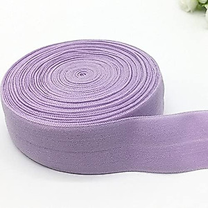 SELCRAFT 5yards/Lot 1" (25mm) Elastic Band Multicolor Fold Over Spandex Elastic Ribbon for Sewing Lace Trim Waist Band Garment Accessory num.16